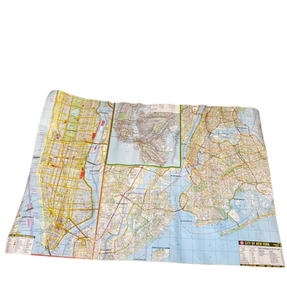 Vintage | Art | City Of New York Map 9s | Poshmark